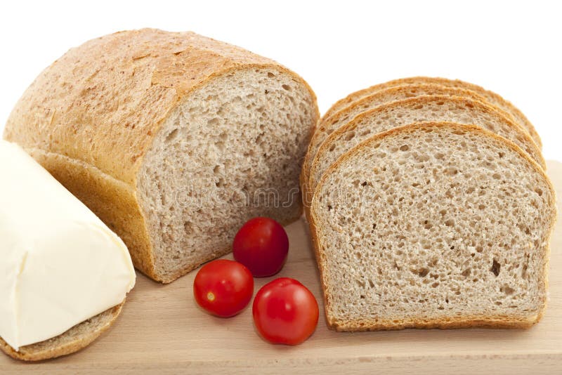 Fresh bread stock image. Image of baking, oatmeal, tomato - 24092023