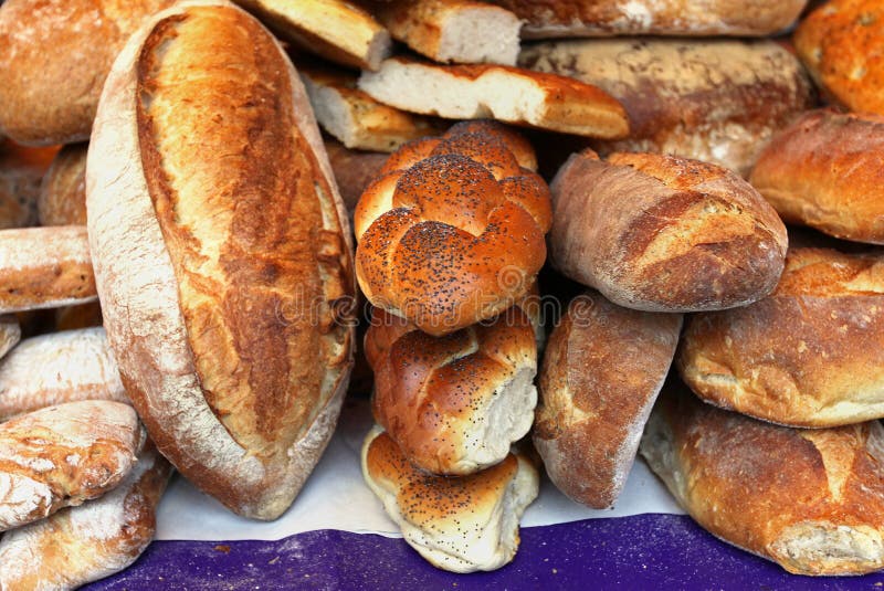 Fresh bread stock photo. Image of food, baked, organic - 29690668