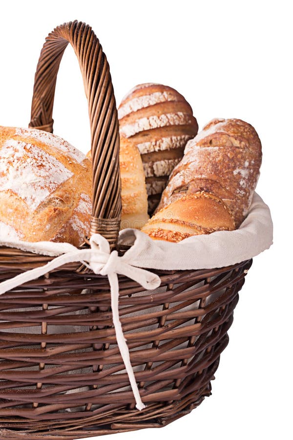 Fresh Bread stock photo. Image of bread, basket, katra - 40579842