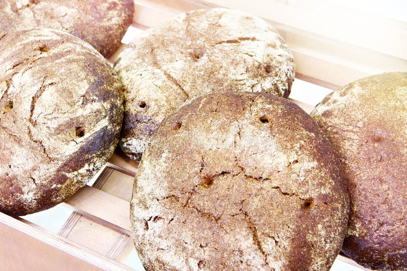 Fresh bread in bakery stock photo. Image of slice, bread - 273332116