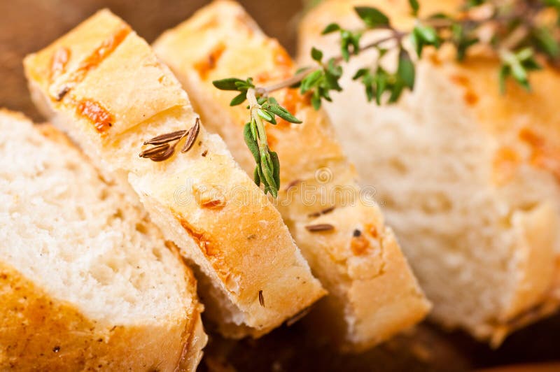 Fresh Bread and Butter on a Wooden Stock Photo - Image of refreshment ...
