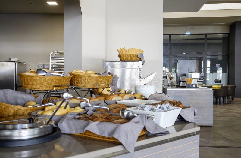 Bread Corner in Hotel Restaurant 3 Stock Photo - Image of fashion ...
