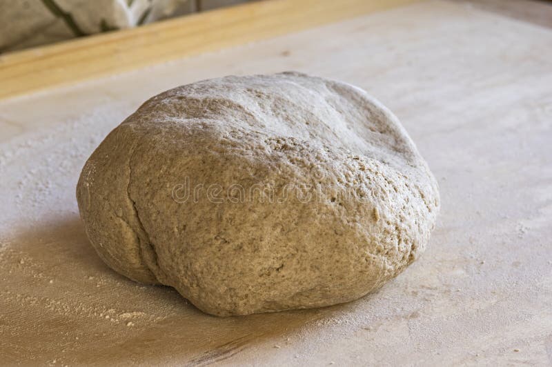 Fresh bread dough stock photo. Image of fresh, backing - 40780754