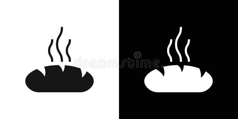 Fresh Bread Icon Logo Set Vector Stock Vector - Illustration of icon ...