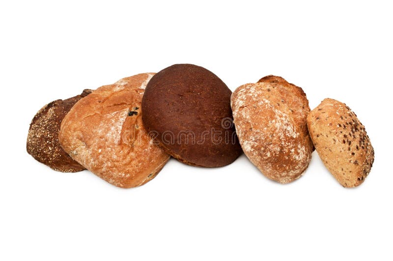 Fresh bread isolated stock photo. Image of bread, seed - 36913688