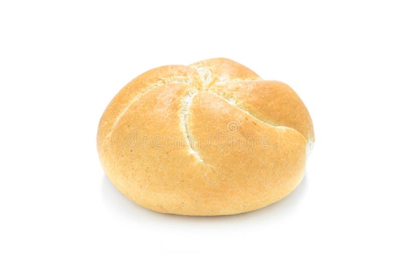 Fresh bread roll stock photo. Image of isolated, grain - 113588584