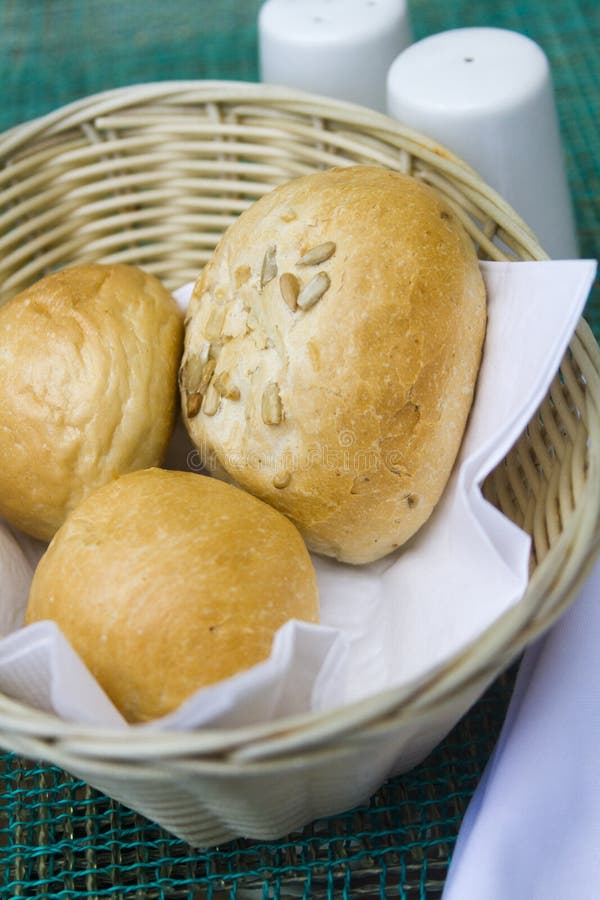 Pandesal in a basket stock image. Image of home, culture - 57105089