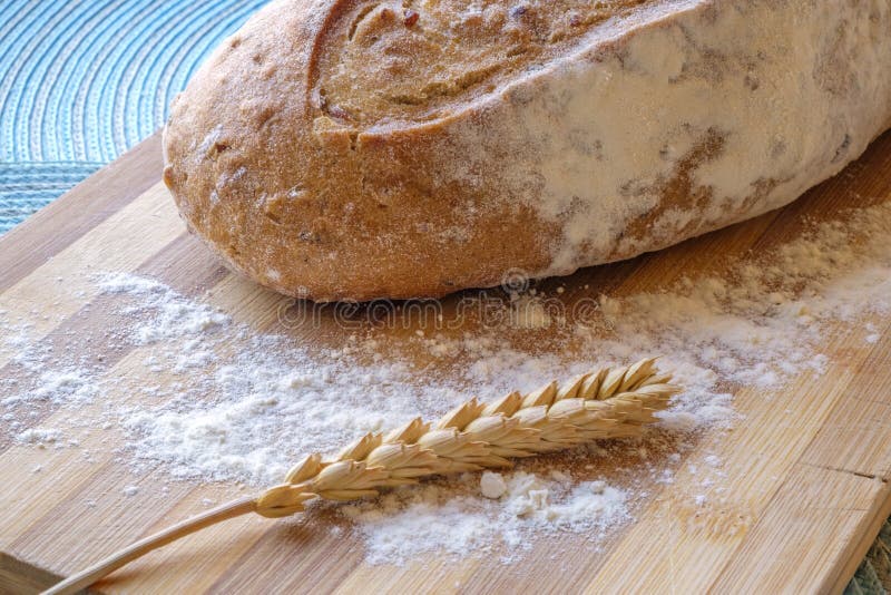 Fresh Bread with Seeds Landscape Crop Stock Photo - Image of eating ...