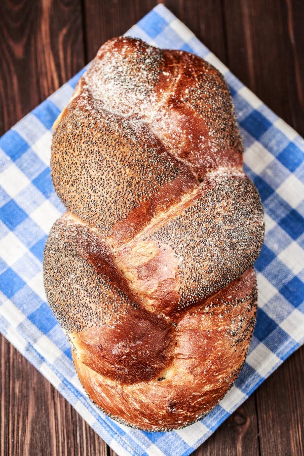 Fresh Bread on Table. Homemade Bread. Kitchen or Bakery Poster Design ...