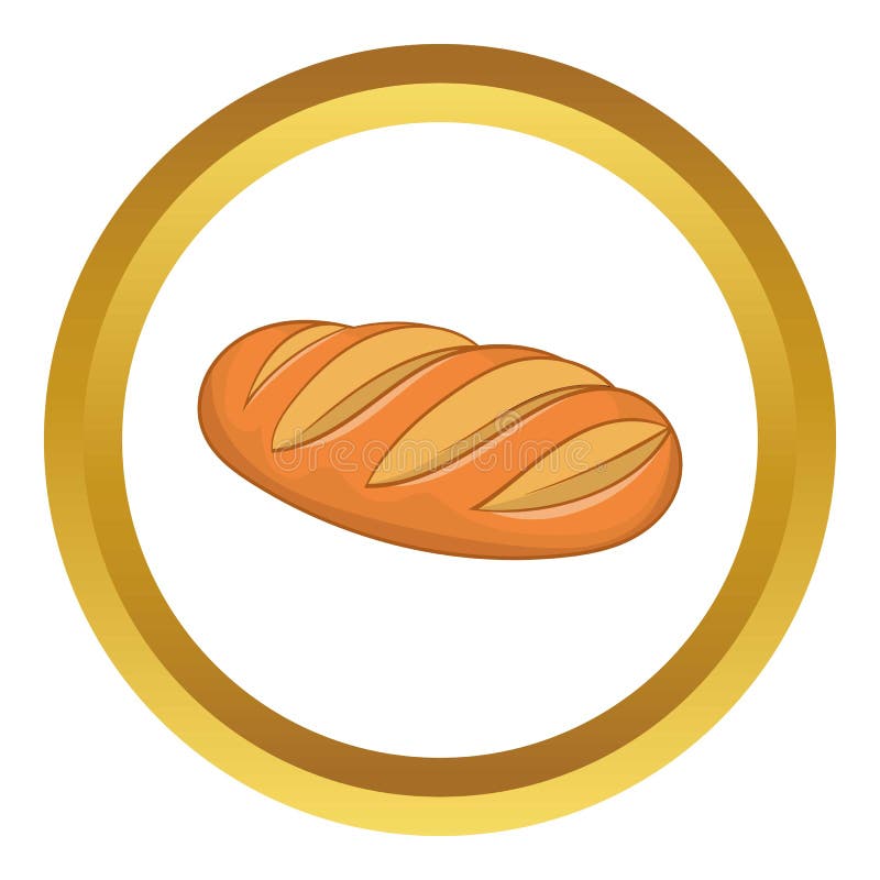 Fresh Bread Icon, Cartoon Style Stock Vector - Illustration of loaf ...
