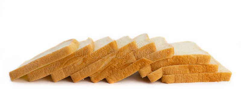 Fresh Bread on White Background Stock Photo - Image of healthy, german ...