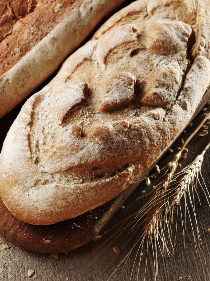 Fresh bread stock photo. Image of meal, bread, seed, loaf - 33407186