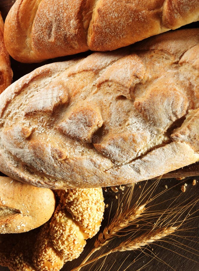 Fresh bread stock image. Image of cereal, breakfast, brown - 33407197