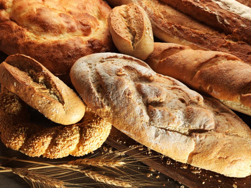 Fresh bread stock image. Image of isolated, french, bakery - 33407221