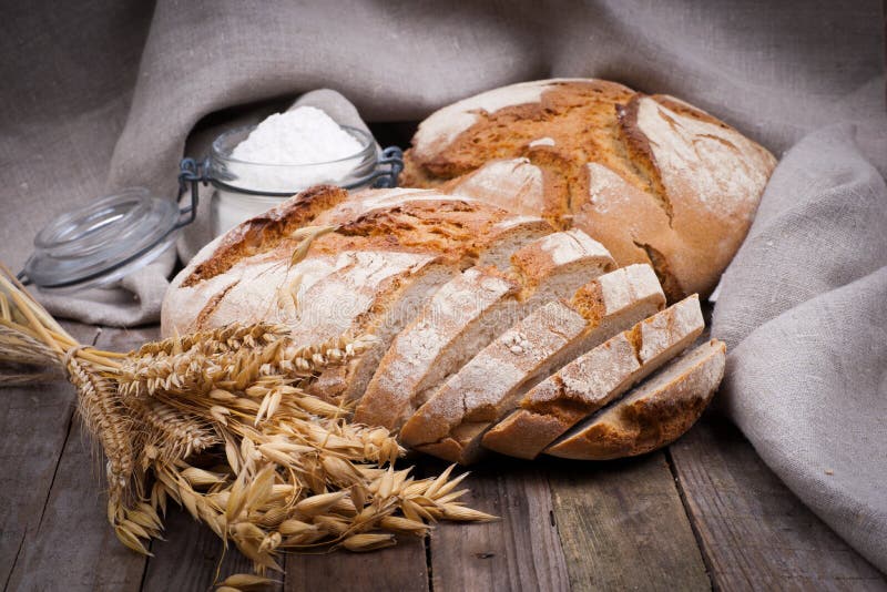 Fresh bread stock photo. Image of wheat, bread, nutrition - 31291388