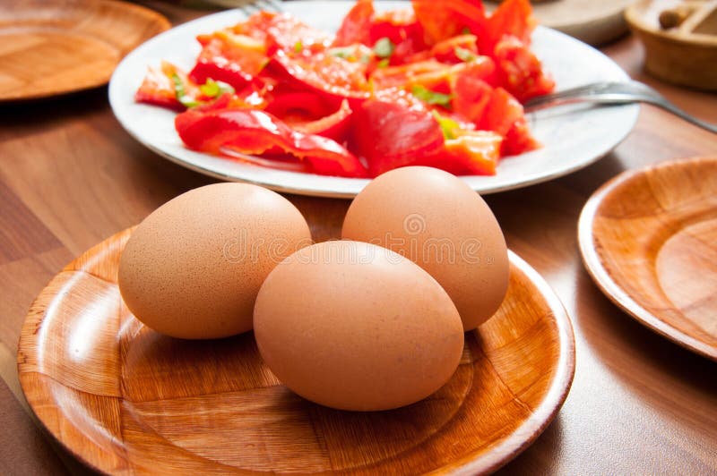 Fresh breakfast stock image. Image of oils, boil, preparation - 59543759