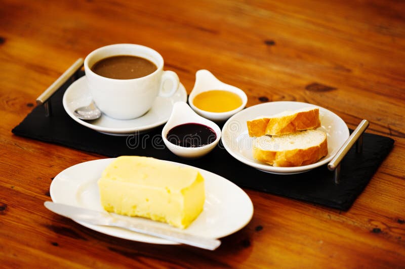 Fresh Breakfast on the Table. Stock Photo - Image of delicious ...
