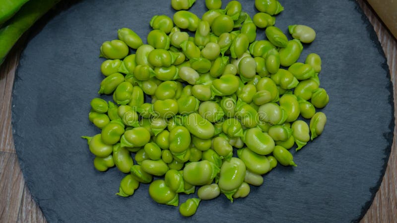 Fresh Broad Beans of Small Dimensions Typical of Sardinia Stock Image ...