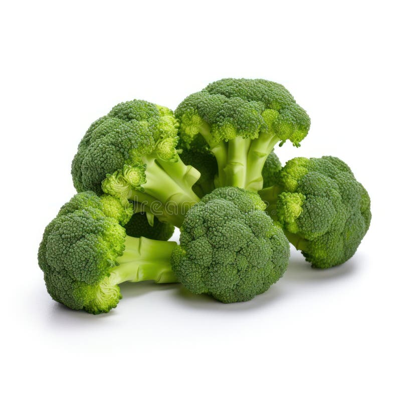 Fresh Broccoli Bunch of Green Color. Isolated on Background Stock Image ...