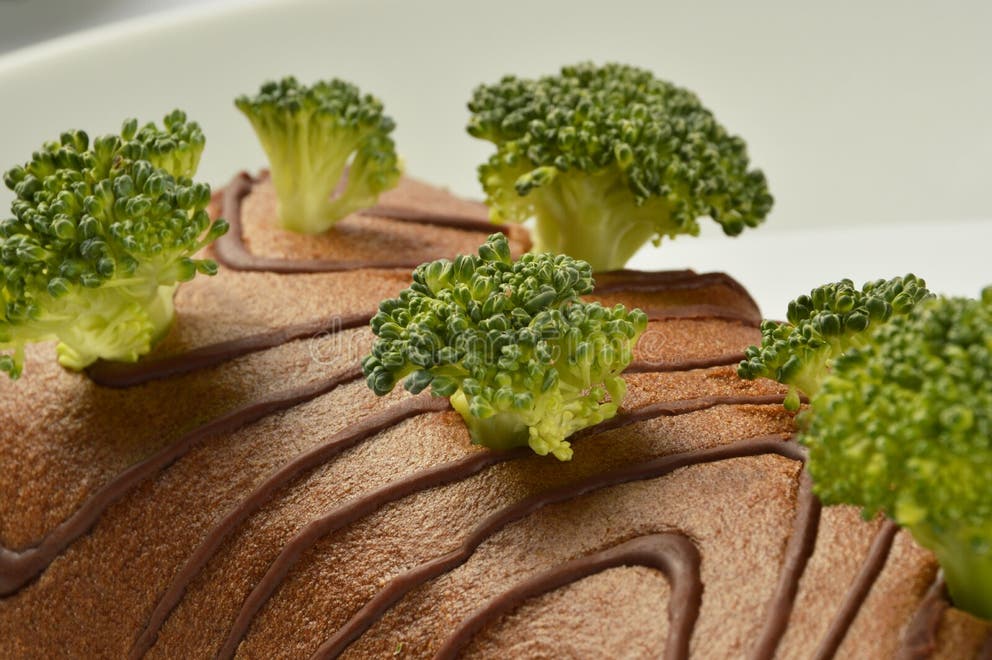 Fresh Broccoli cakes stock photo. Image of savory, ready - 143116150