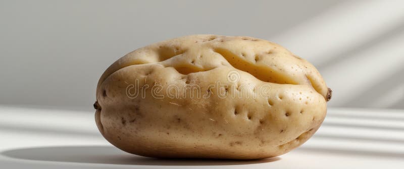 Fresh Brown Potato with Unique Texture and Shape Stock Image - Image of ...