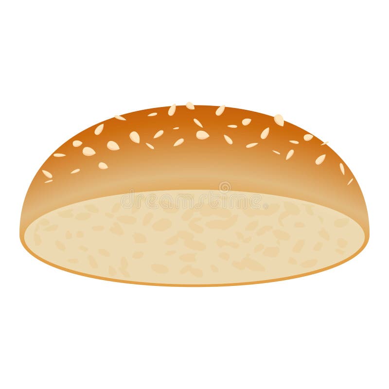 Fresh Bun Icon, Cartoon Style Stock Vector - Illustration of cartoon ...