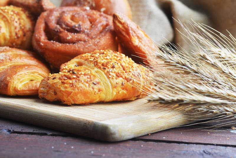 Fresh buns stock photo. Image of gourmet, loaf, group - 48425136