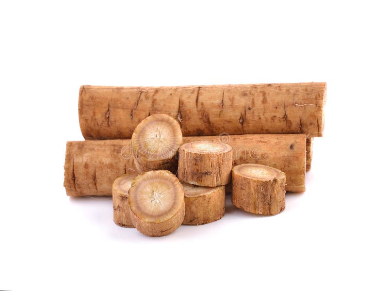 Fresh Burdock Roots on White Background Stock Image - Image of medicine ...