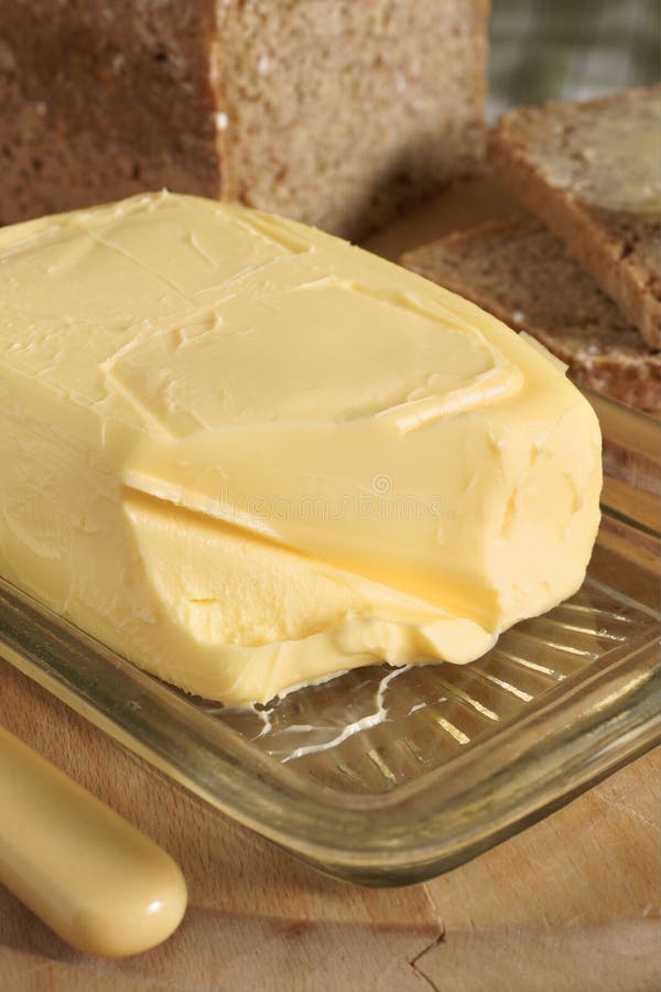 Fresh butter stock image. Image of milk, loaf, fresh - 46721525