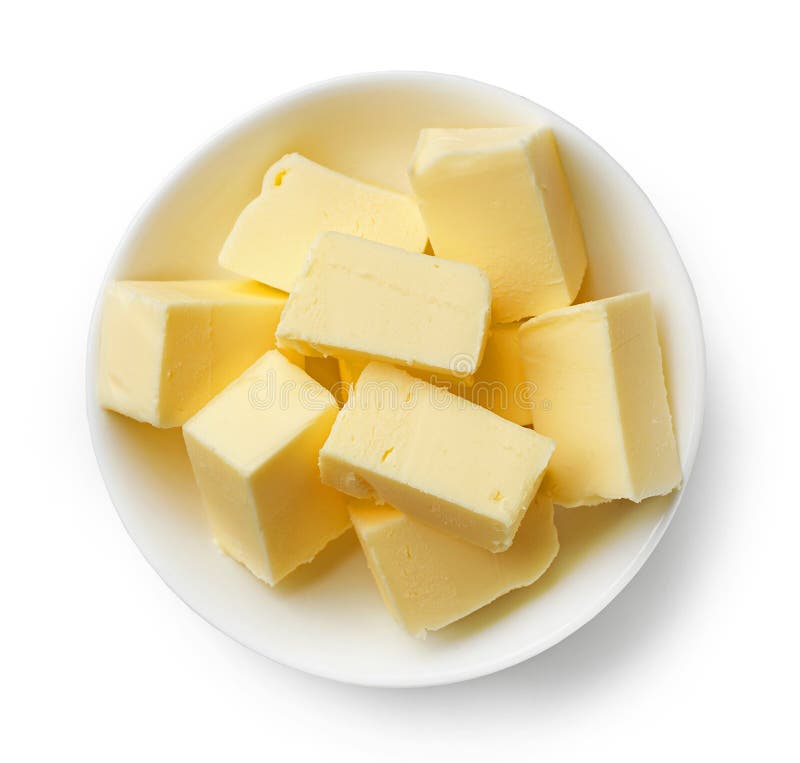 Fresh butter pieces stock image. Image of dairy, ingredient - 217403951