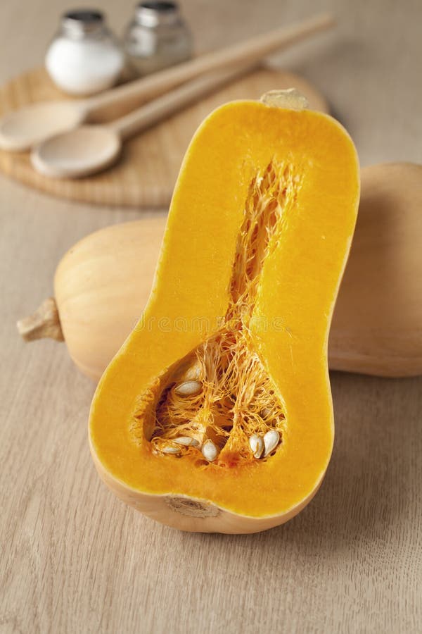 Fresh Butternut pumpkin stock image. Image of fresh, orange - 51355403