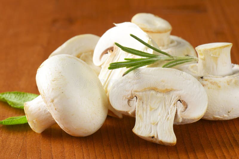 Fresh button mushrooms stock image. Image of fresh, mushroom - 59952761