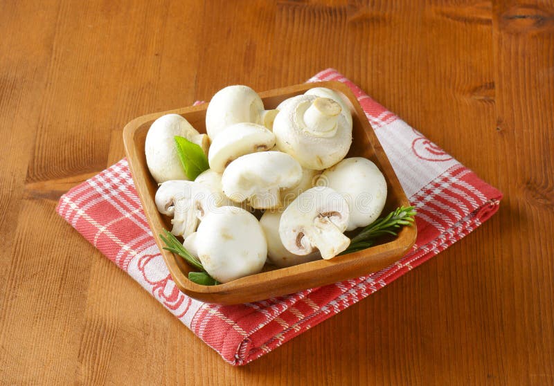 Button mushrooms stock photo. Image of snack, edible - 63398460
