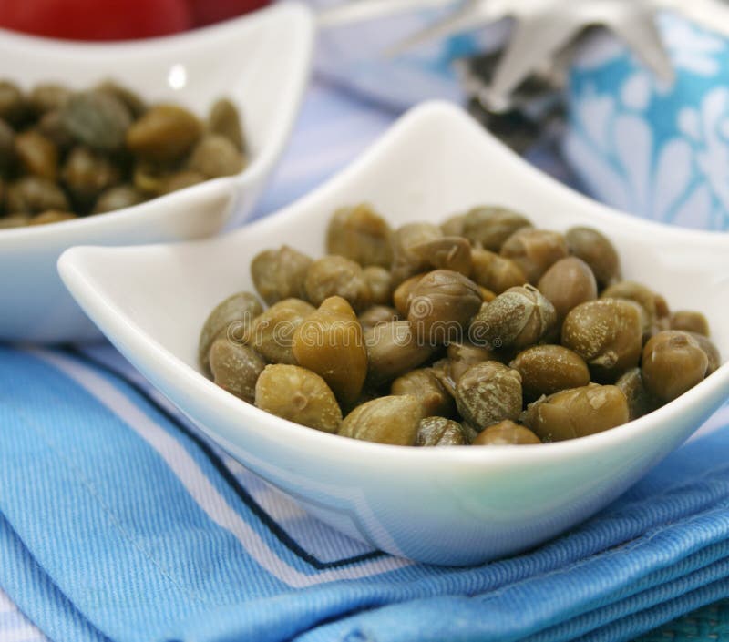 Fresh Capers stock image. Image of fresh, berries, bowl - 18229687