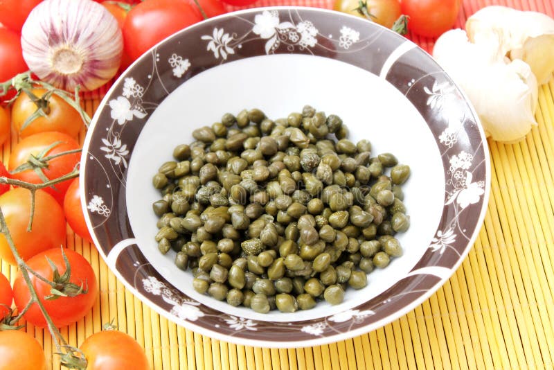 Fresh capers stock photo. Image of capers, vitamins, vegetables - 32687618