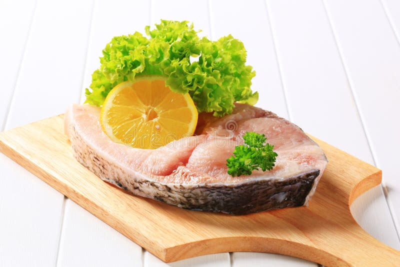 Fresh carp steak stock photo. Image of gourmet, uncooked - 27395638
