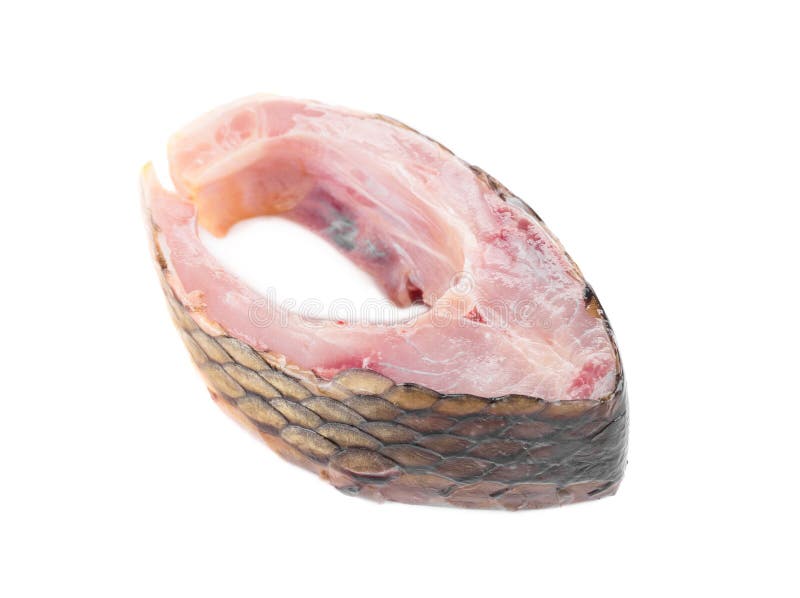 Fresh carp steak. stock image. Image of fine, tasty, healthy - 56386355