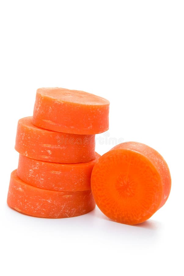 Fresh Carrot Slices Stack Up Stock Photo - Image of tasty, harvest ...