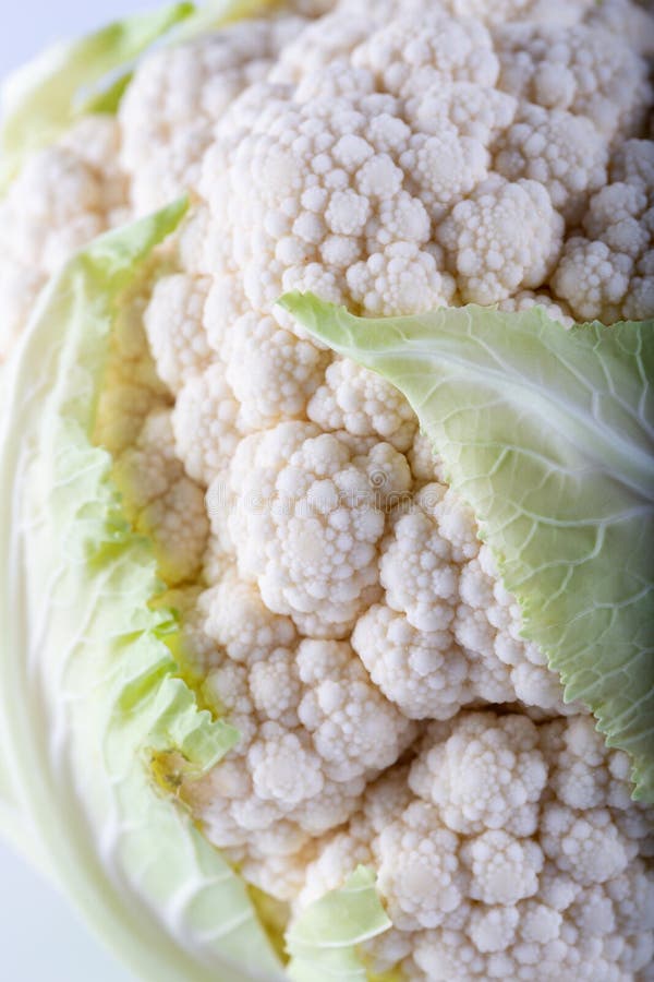 Fresh Cauliflower. Background and Texture. Close Up Stock Image - Image ...