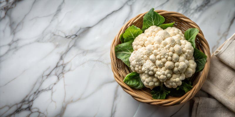 Fresh Cauliflower Popular Vegetable Rich in Various Nutrients Stock ...