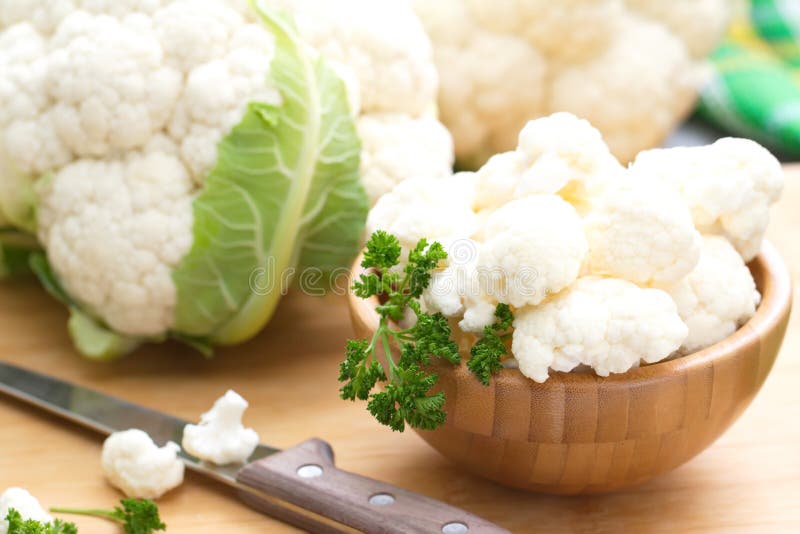 Fresh Cauliflower stock image. Image of cabbage, bowl - 60742701
