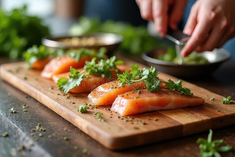 Ceviche Cooking Process stock illustration. Illustration of chopped ...