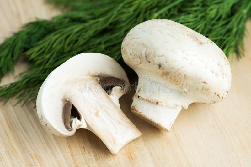 Fresh champignon mushrooms stock photo. Image of closeup - 37465978