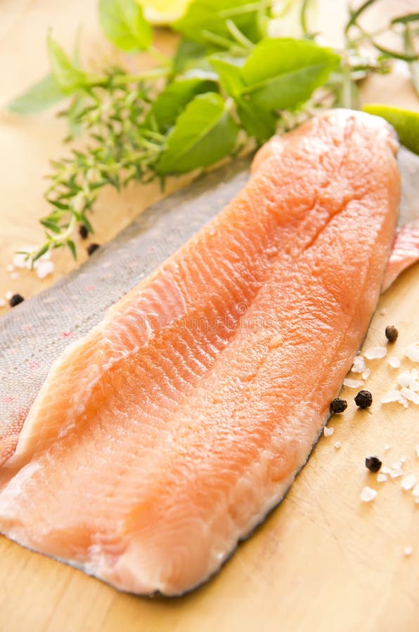 Raw Salmon stock photo. Image of natural, delicacy, slice - 25292786