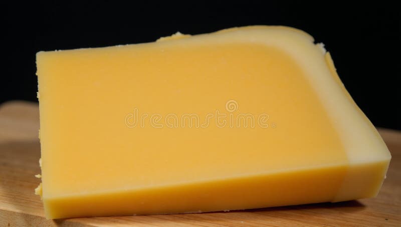Fresh Cheddar Cheese Displayed with a Splash Stock Illustration ...