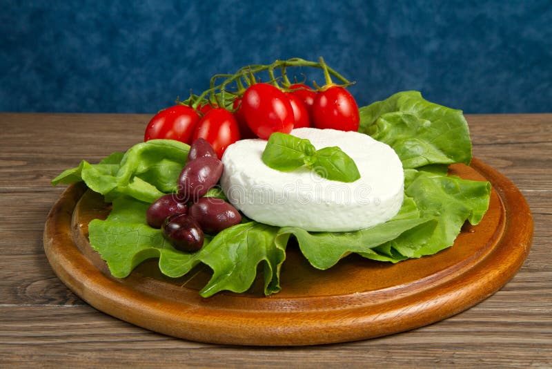 Fresh cheese stock image. Image of cheese, herbs, appetizer - 19603069