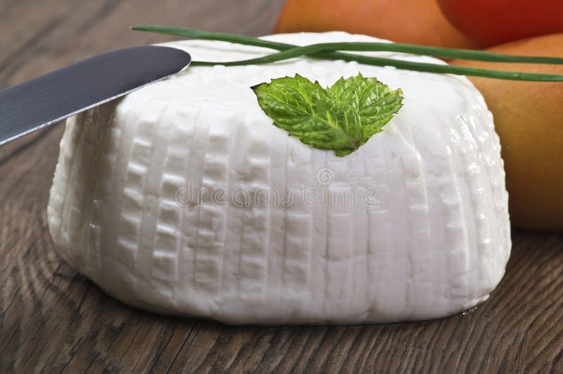 Fresh cheese stock image. Image of macro, cool, vinegar - 22291329