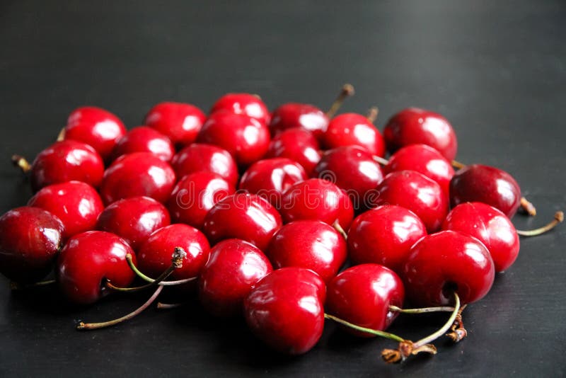 Fresh cherries background stock photo. Image of food - 209104884