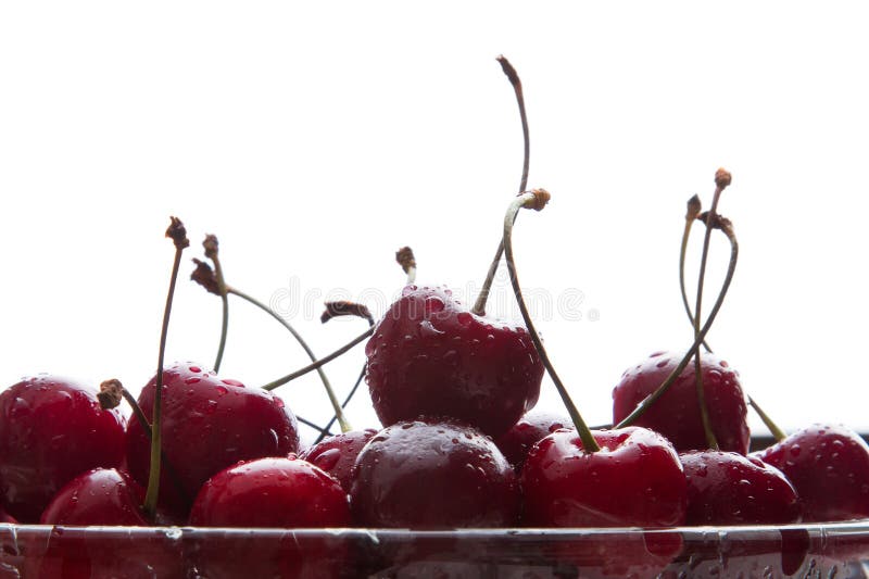 Cherry Close-up. Ripe Cherry Stock Photo - Image of natural, close ...