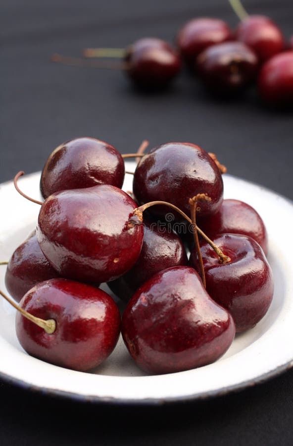 Fresh cherries stock photo. Image of table, delicious - 37067794